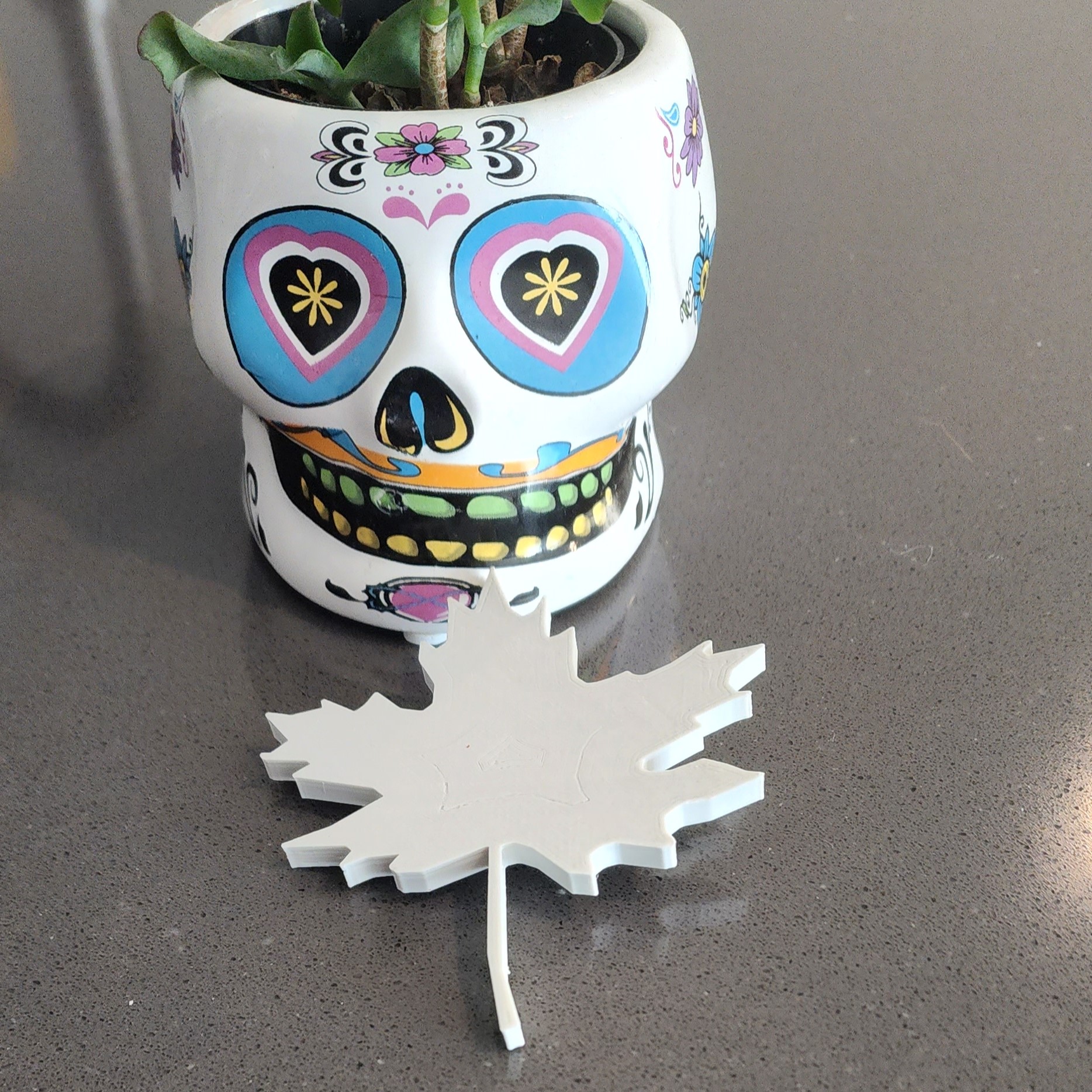 Peg Board Maple Leaf by DrewMakesStuff | Download free STL model ...