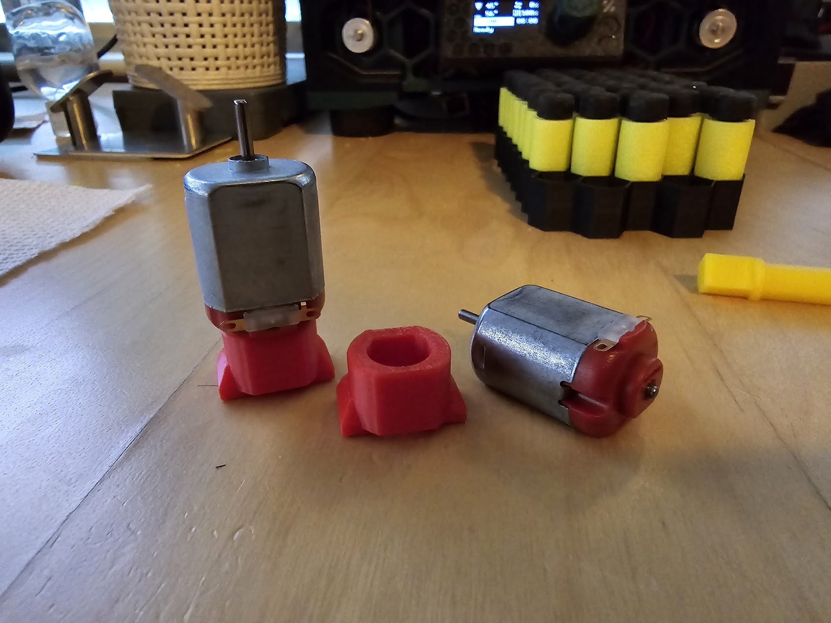 Shim for cheap 130 motors in Protean Modular Takedown Blaster by ...