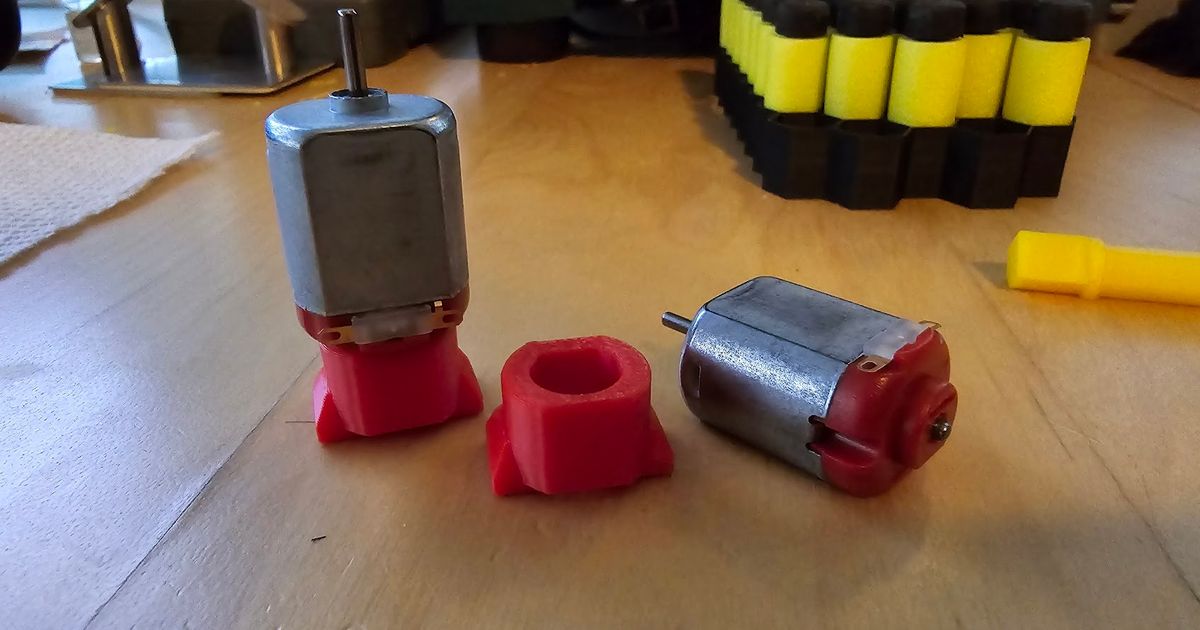 Shim for cheap 130 motors in Protean Modular Takedown Blaster by ...