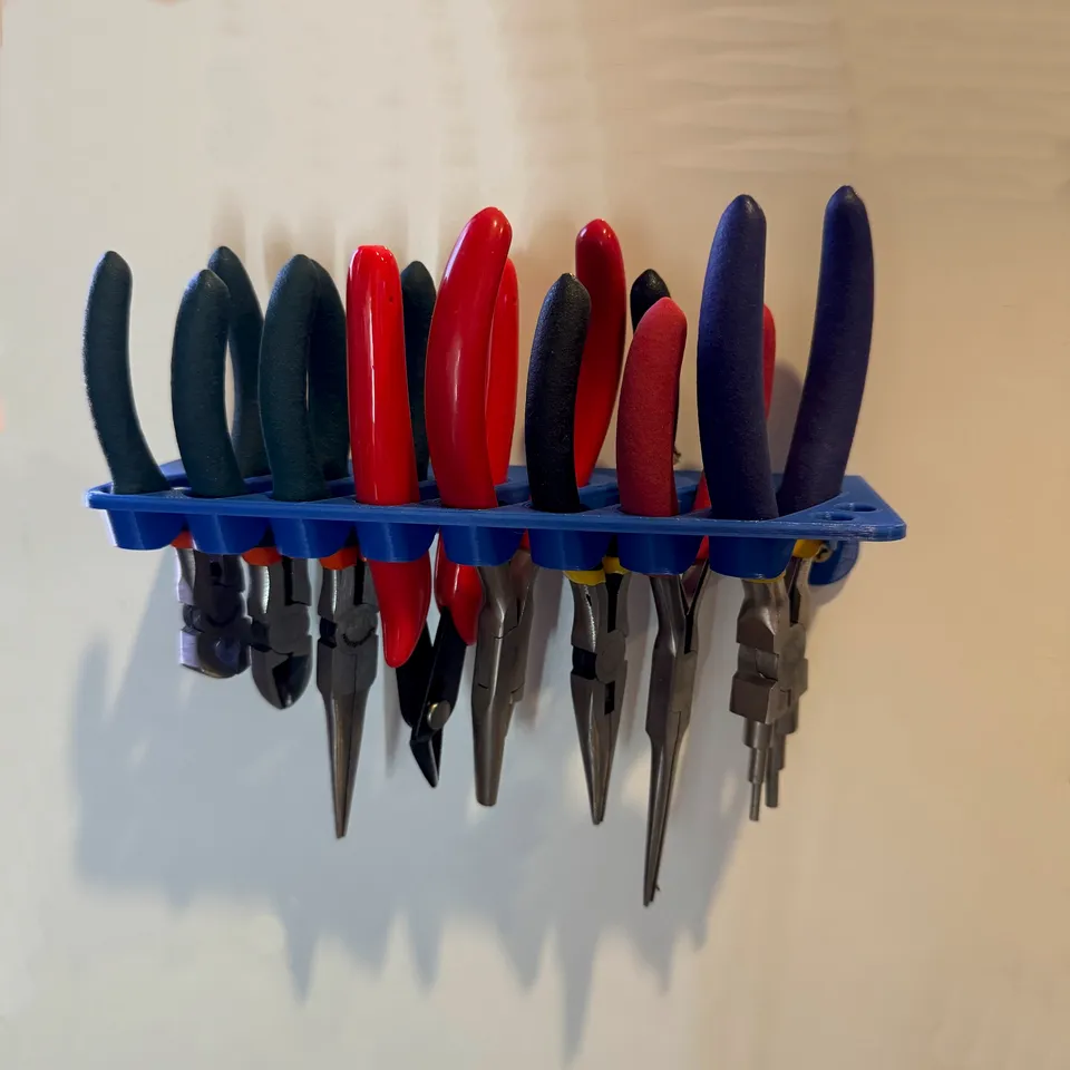 Mini-pliers Rack - Wall Mount by mscalora | Download free STL model ...