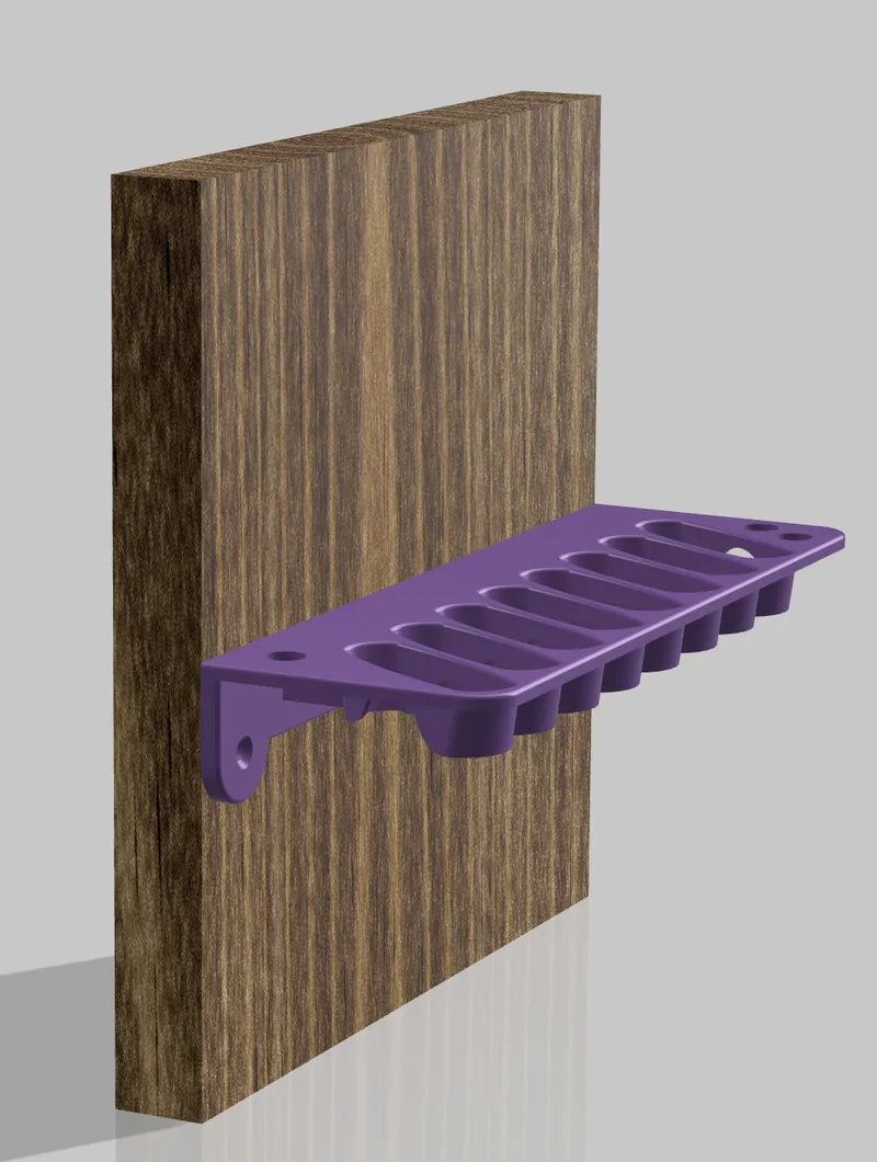 Mini-pliers Rack - Wall Mount by mscalora | Download free STL model ...