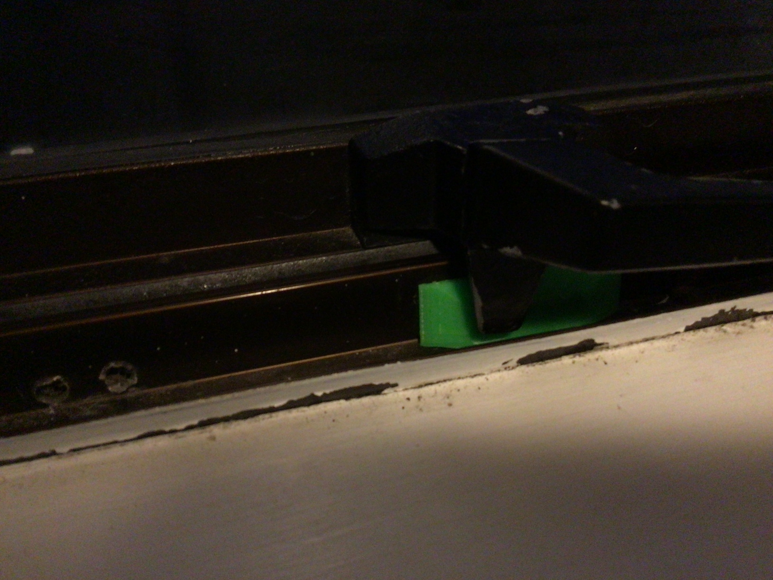 window latch strike plate by onyx crater | Download free STL model ...