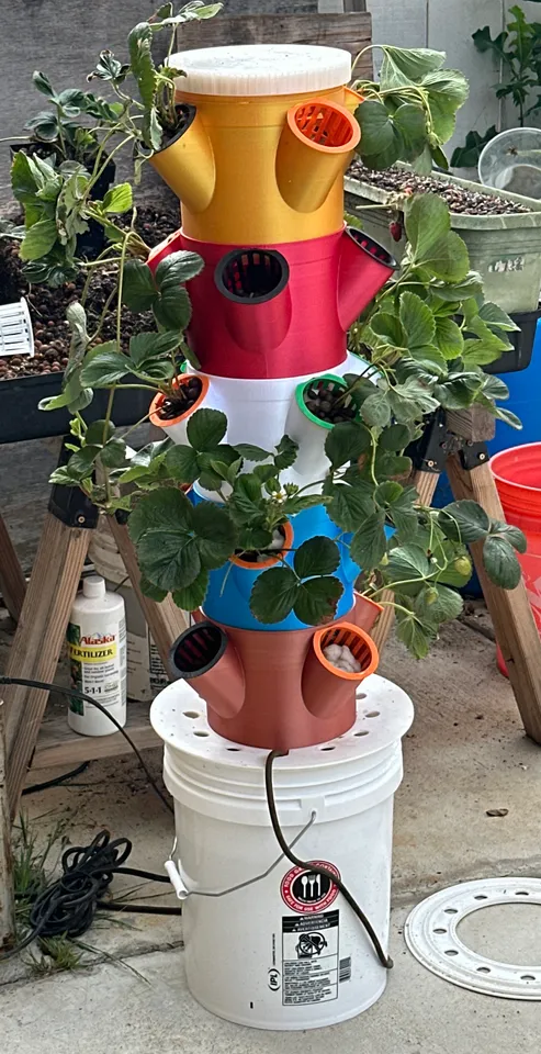Hydroponics Grow Tower - thicker walls by CrazyCzech | Download free ...