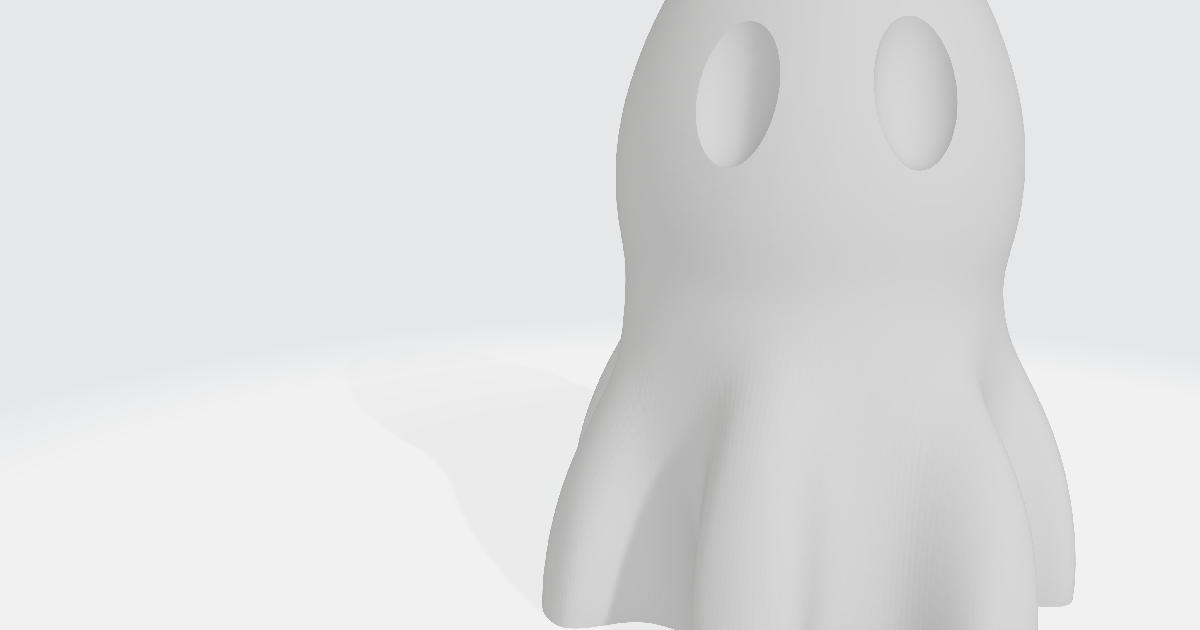 Simple Ghost Halloween Decoration by Blakesmakes3d | Download free STL ...