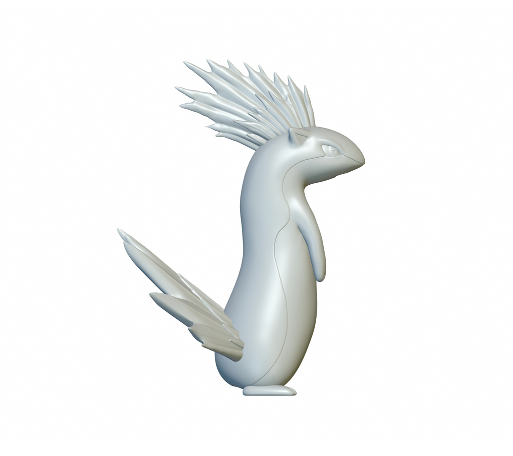 Pokemon Quilava #156 - 3D Print Optimized! by 3Dprint1UP | Download ...