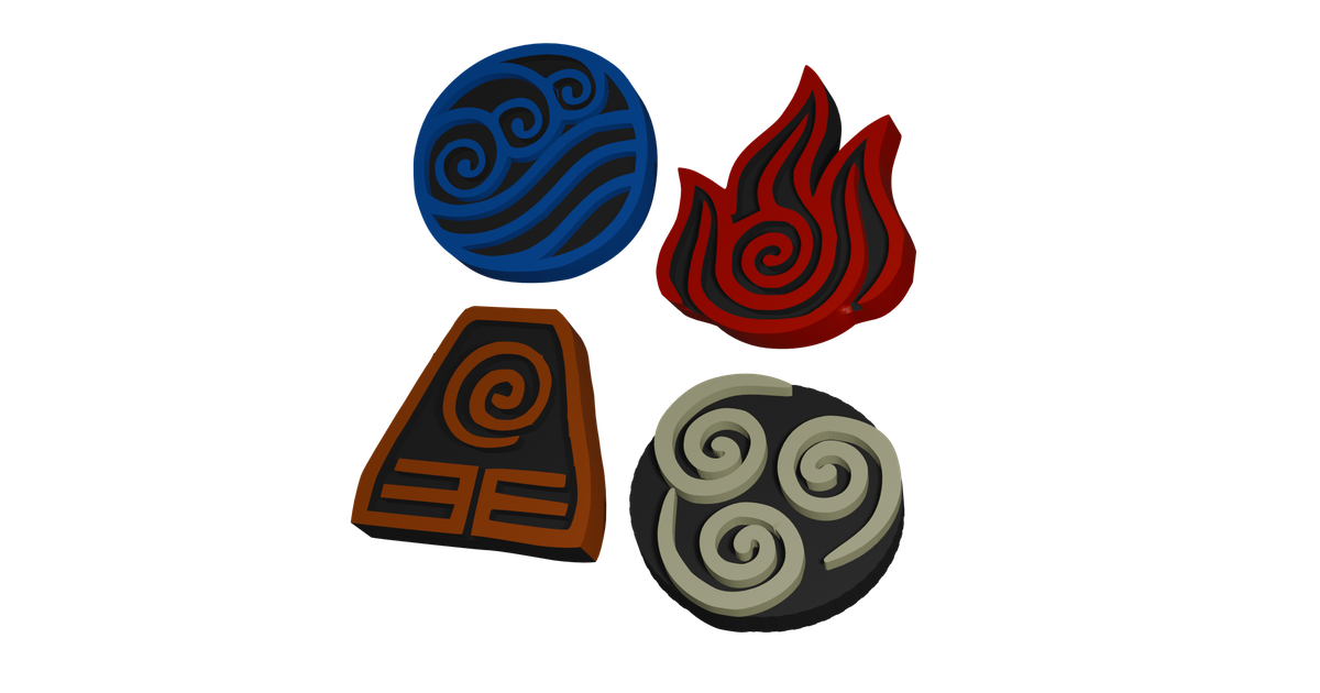 Avatar Element Coins by Printaghoras | Download free STL model ...