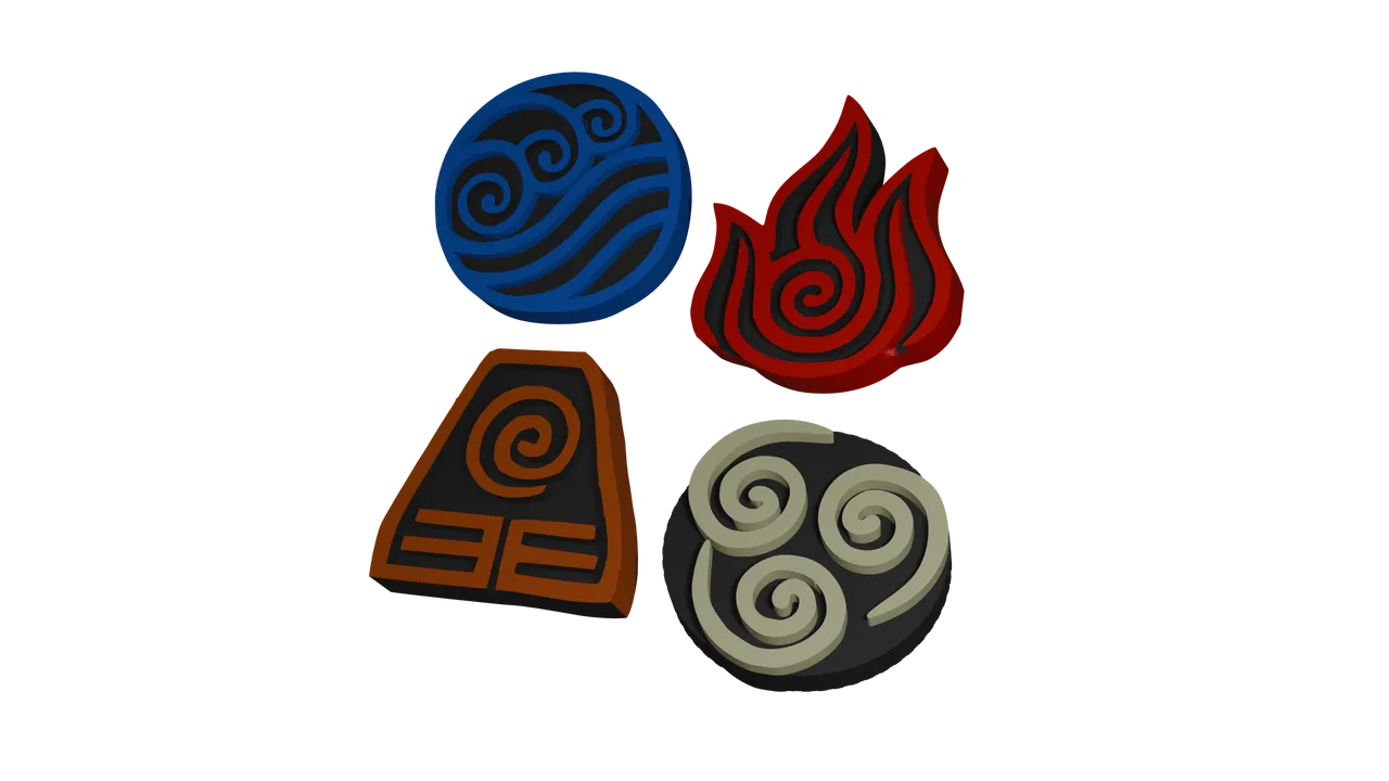 Avatar Element Coins by Printaghoras | Download free STL model ...
