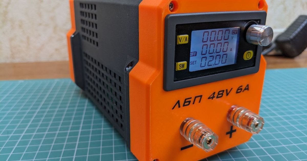 laboratory power supply 48v 6A (XY6020L) by Илья Галактионов | Download free STL model ...