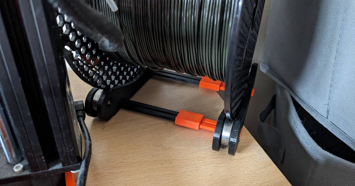 Original Prusa MINI+ Prusament 2 kg spool holder rail extension by ...