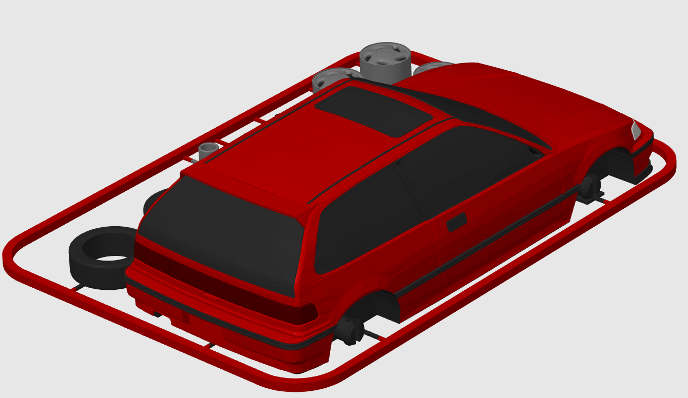 Honda Civic EF SI (EF9) Kit Card por The Kit Card Guy | Descargar ...