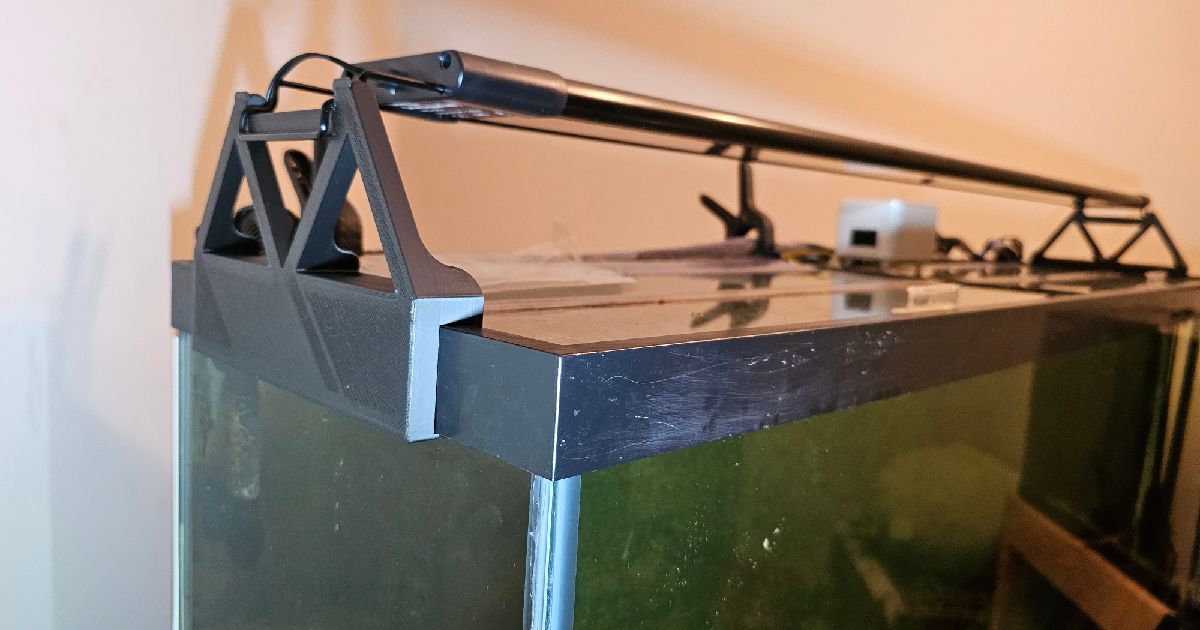Aquarium light stand by Charlie | Download free STL model | Printables.com