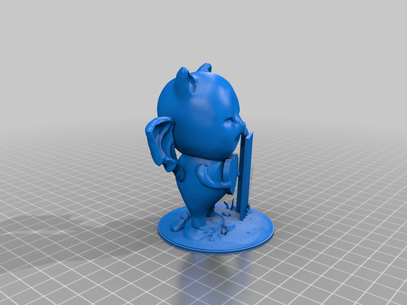 Valentine Moogle from Final Fantasy by elemental3dprinting | Download ...