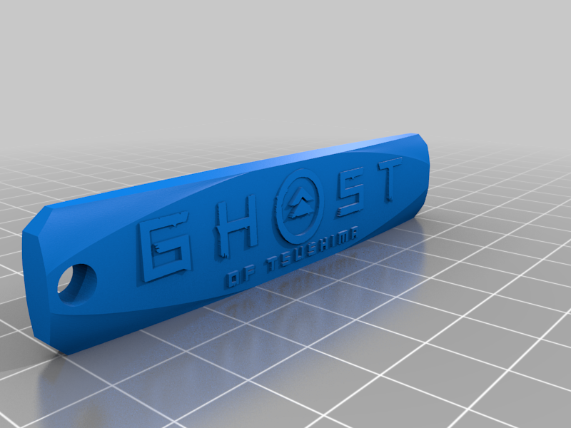 GHOST OF TSUSHIMA KEYCHAIN by elemental3dprinting | Download free STL ...