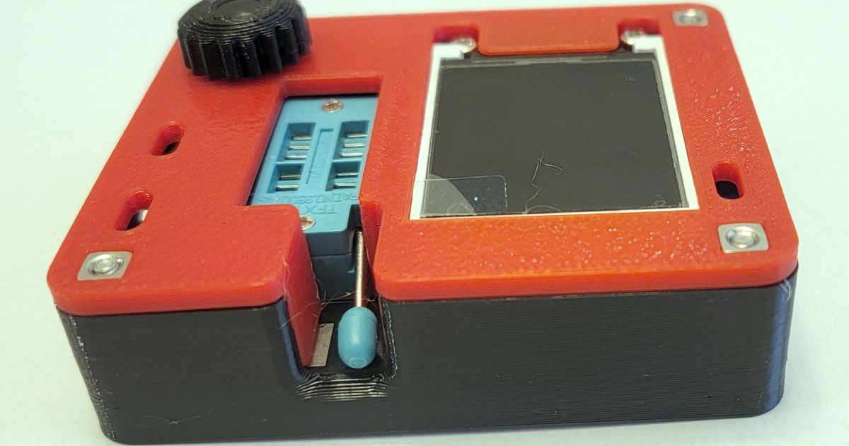 Gm328a Transistor Tester Case By Sblomfield Download Free Stl Model