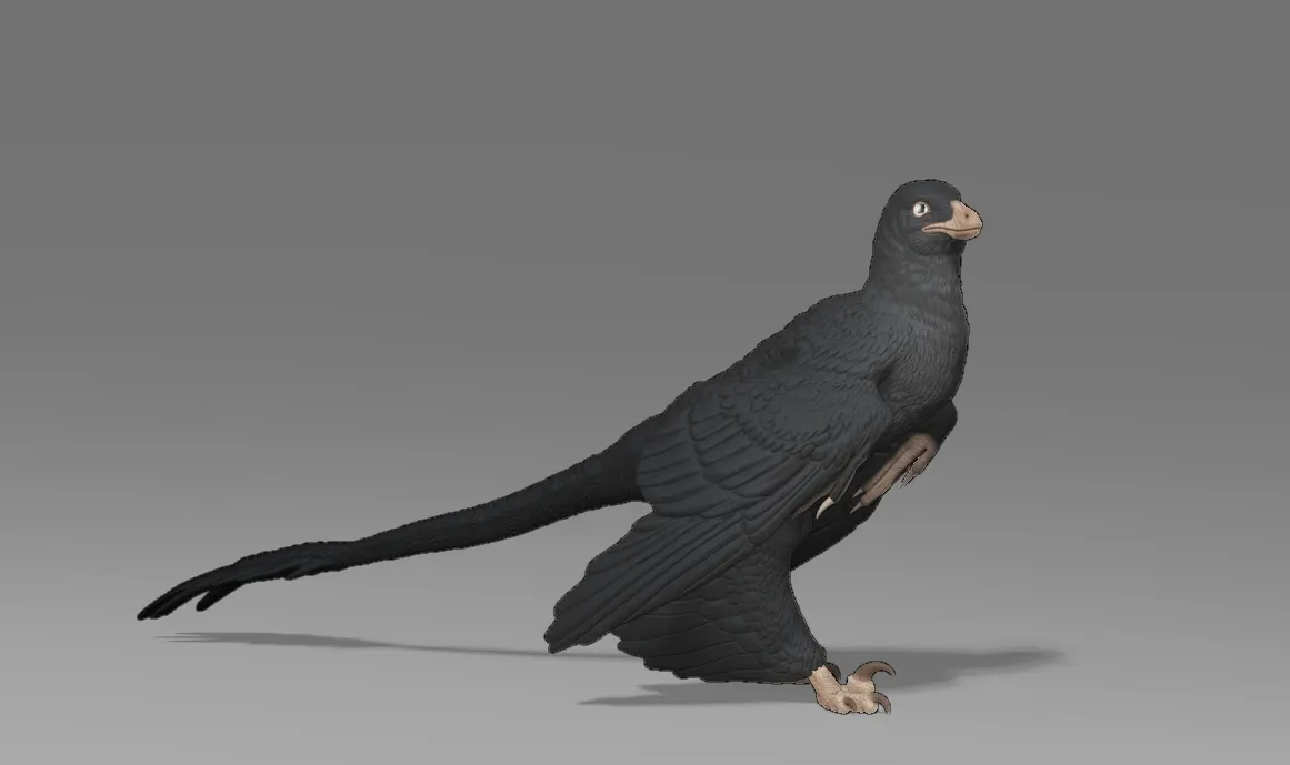 Microraptor Figurine by DragonArtist15 | Download free STL model ...