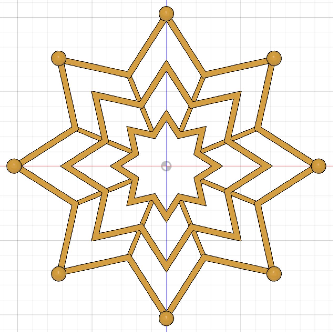 Decorative 8-sided Star by LUC4R4T0R | Download free STL model ...