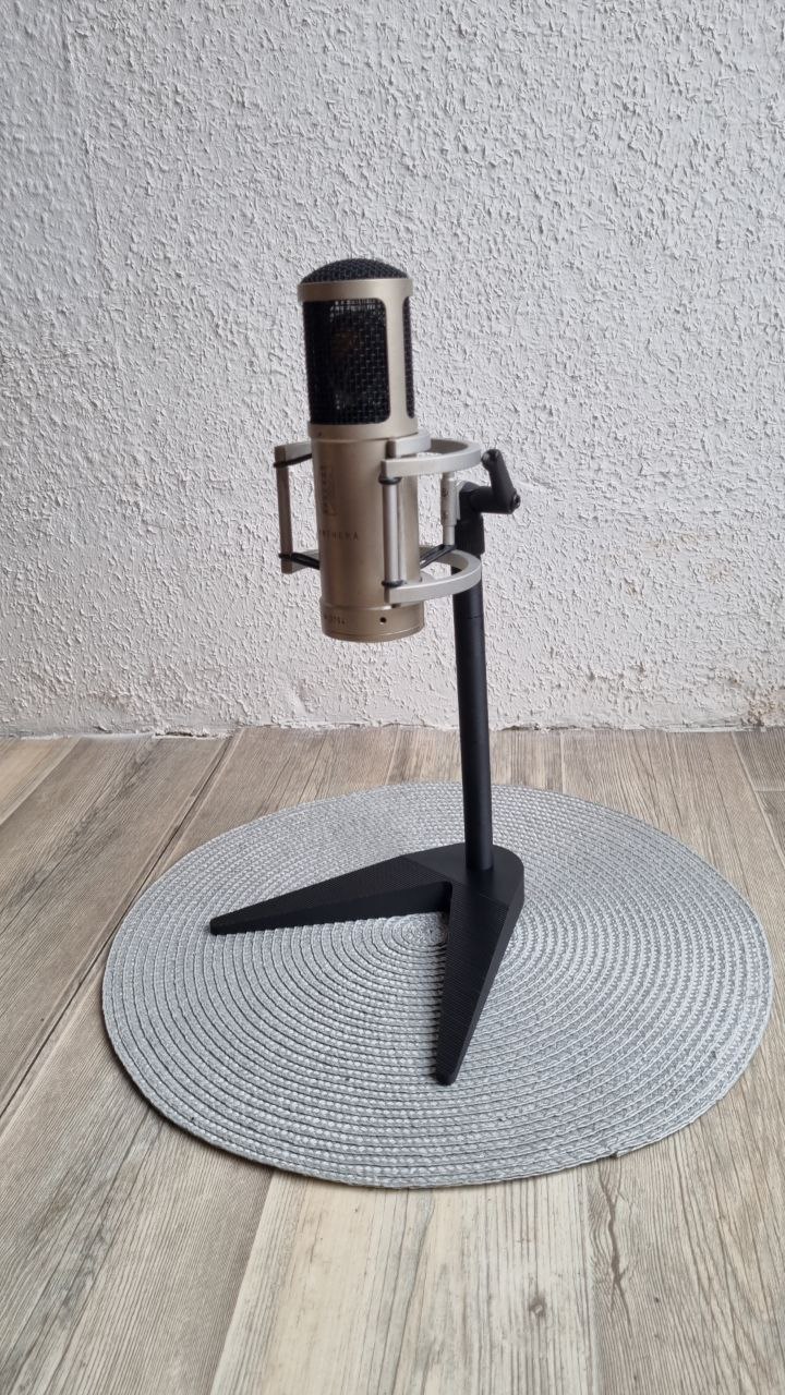 Fully 3D-Printed Microphone Desk Stand by Visualpacifico | Download ...