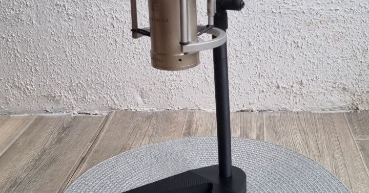 Fully 3D-Printed Microphone Desk Stand by Visualpacifico | Download ...