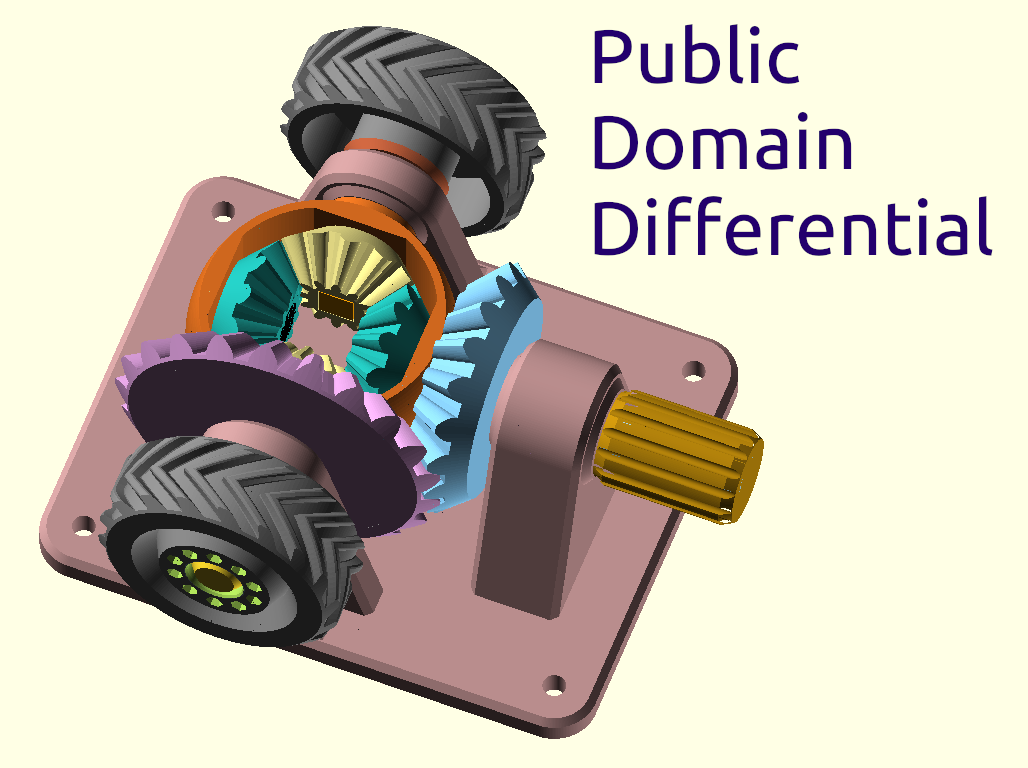 Public Domain Differential by Stone Age Sculptor | Download free STL ...