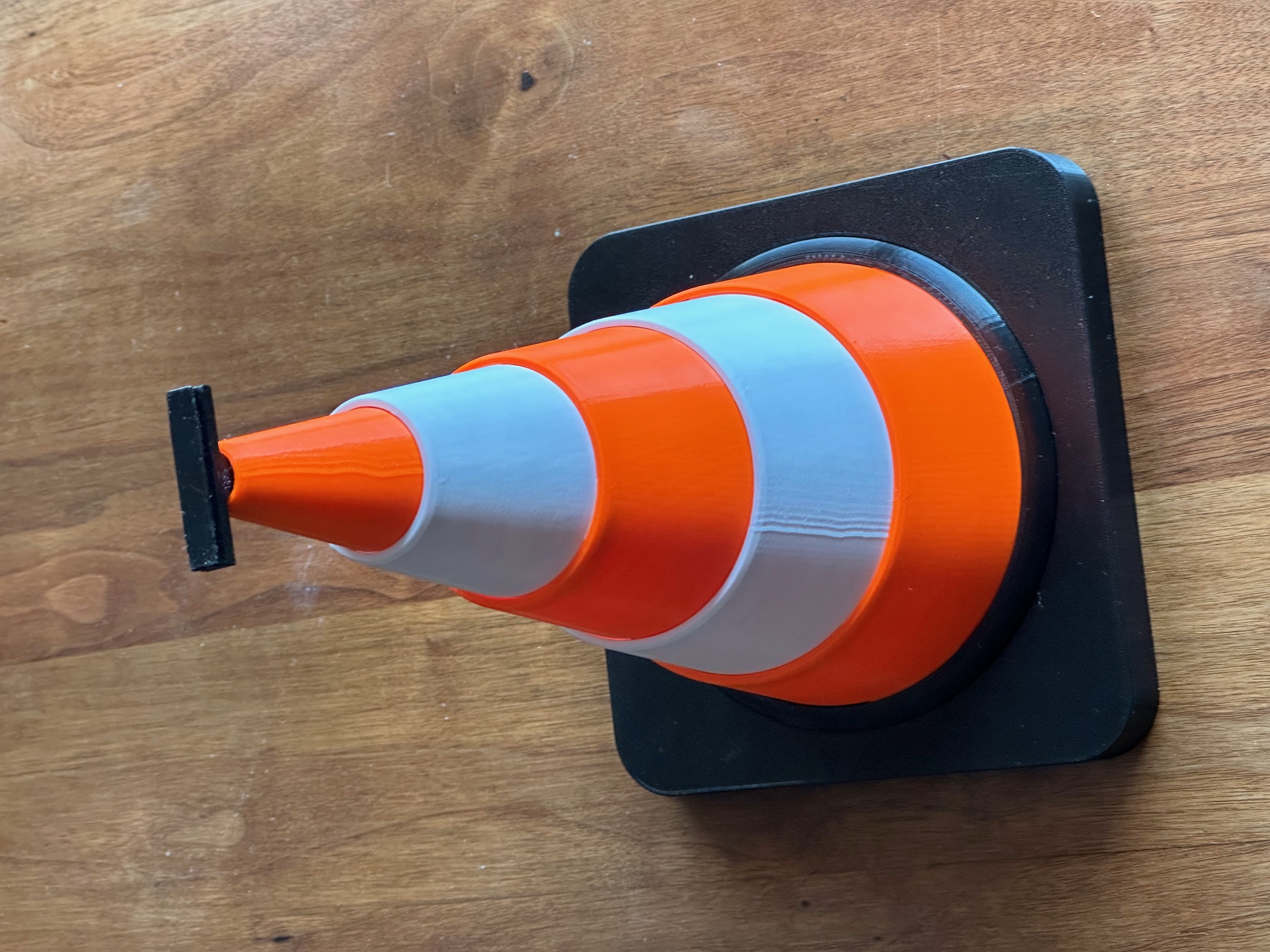 Foldable traffic cone with Sign (used for van life) by 3DM-DeMeern ...