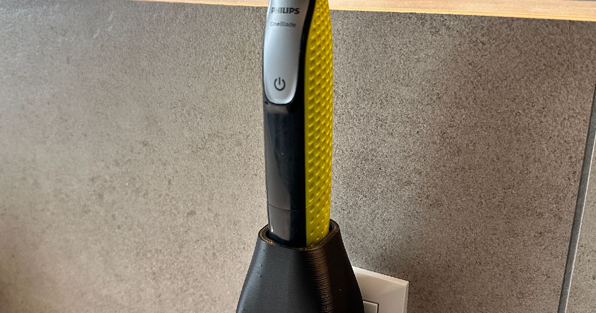 OneBlade Holder with Charger by Flo | Download free STL model ...