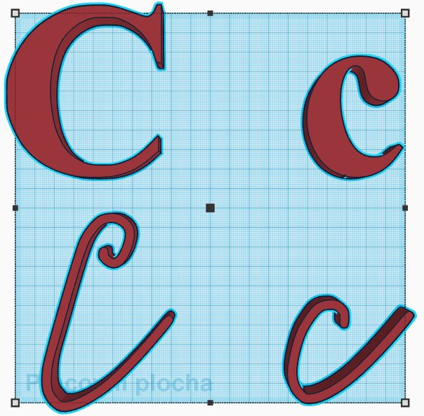 Simple letter Cc by Nina Máčová | Download free STL model | Printables.com