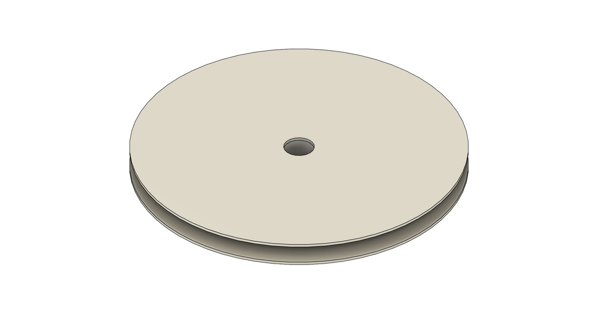 6mm 120mm 3D Printable Belt Spool von Scott Gibb | Kostenloses STL ...