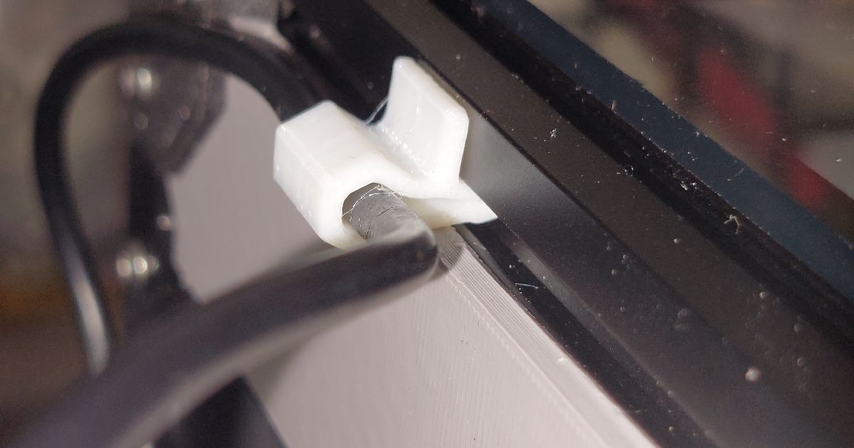 3mm_Cable_clip (Panel compatable) by Glenn Brockett | Download free STL ...