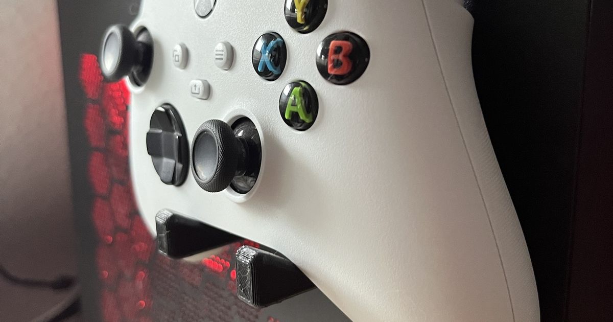 Controller Wall Mount by KillerBullet | Download free STL model ...