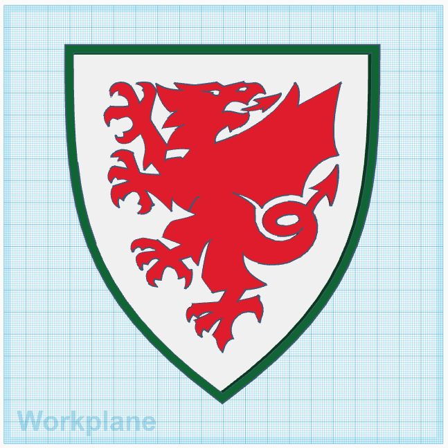 Wales National Football Team Crest by BMuuN | Download free STL model ...