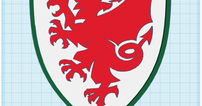 Wales National Football Team Crest by BMuuN | Download free STL model ...