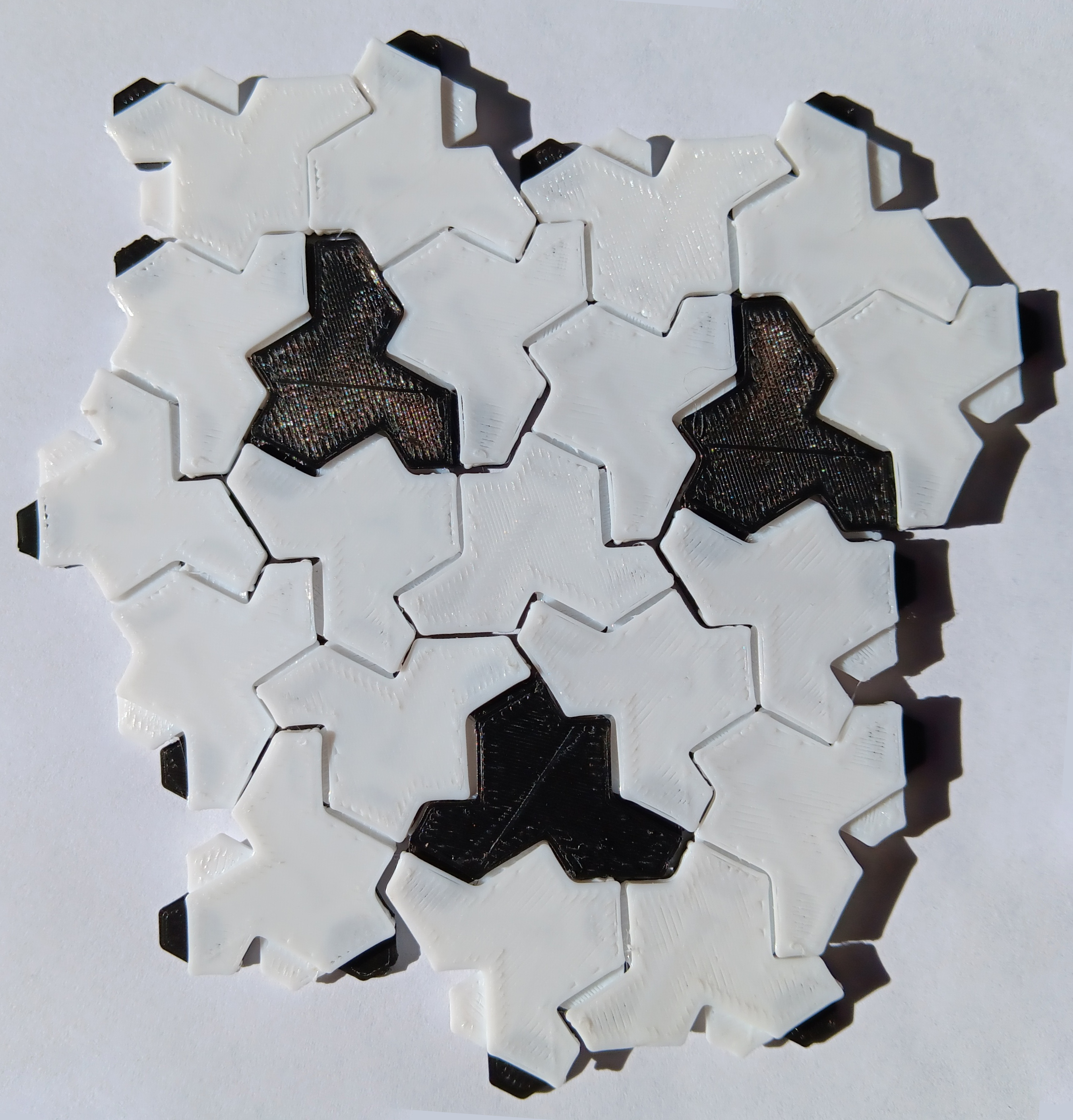 Aperiodic Monotile Or Einstein Tile With Hidden Tabs By Paul Callahan
