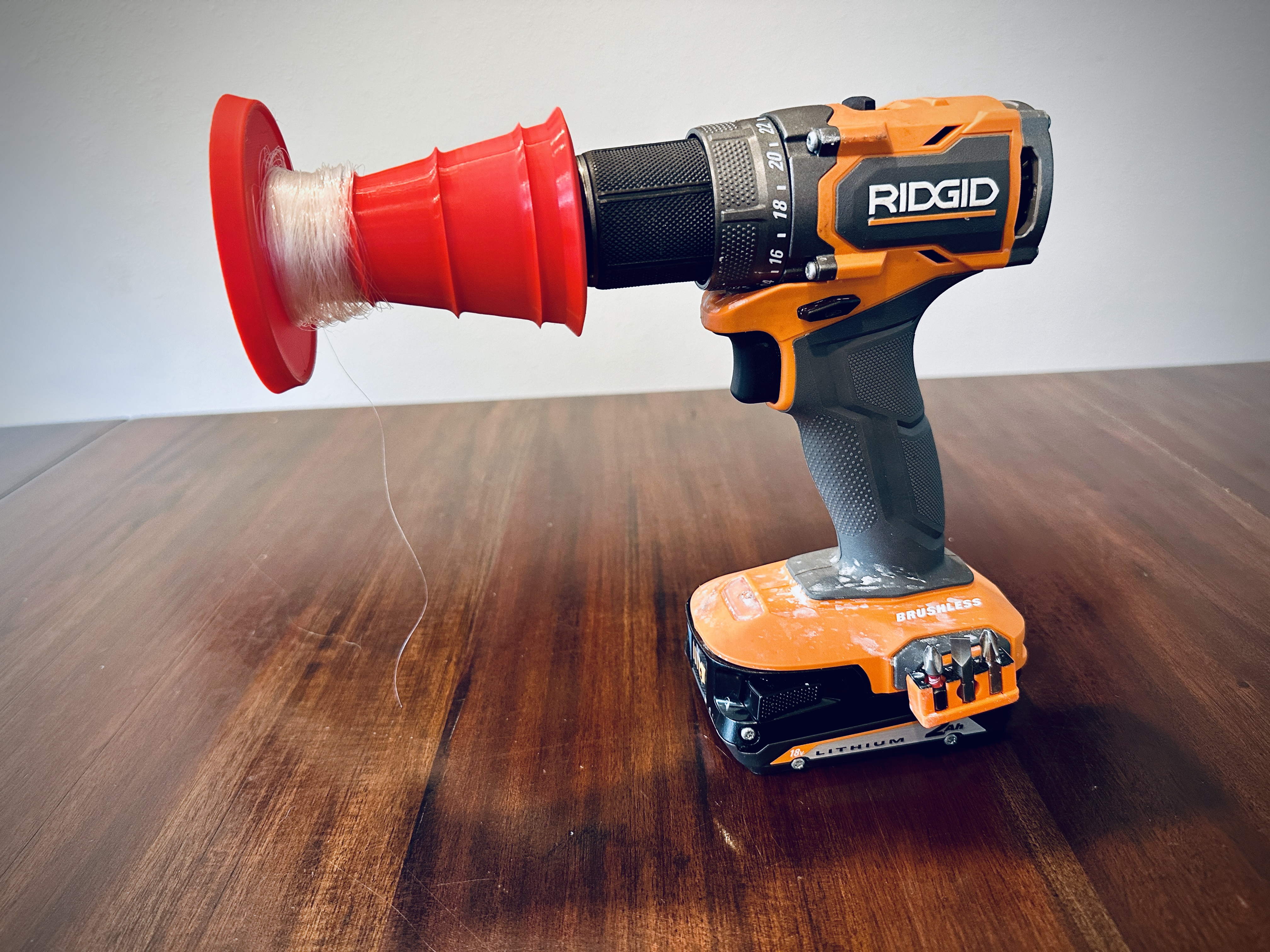 Fishing Line / Thread Winder Drill Spool Attachment by vidision ...