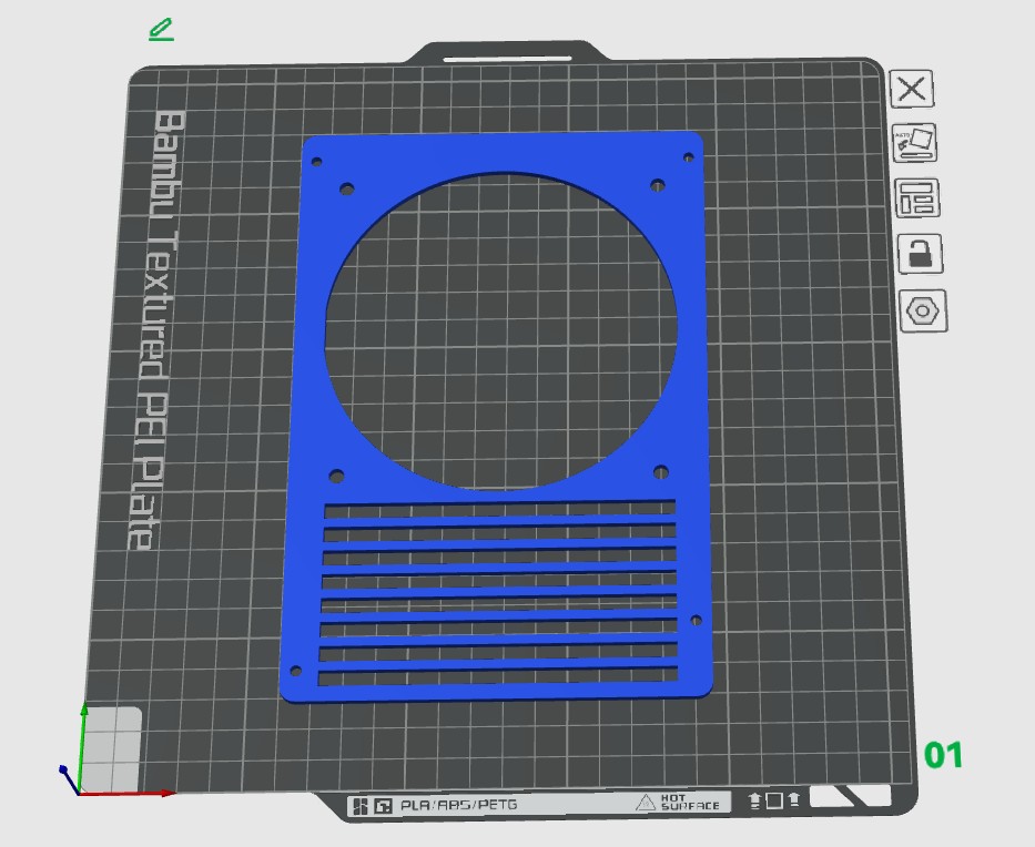 Sovol SV08 SSR/PSU 120mm Fan cover With Speed Adjustment by EsZett ...