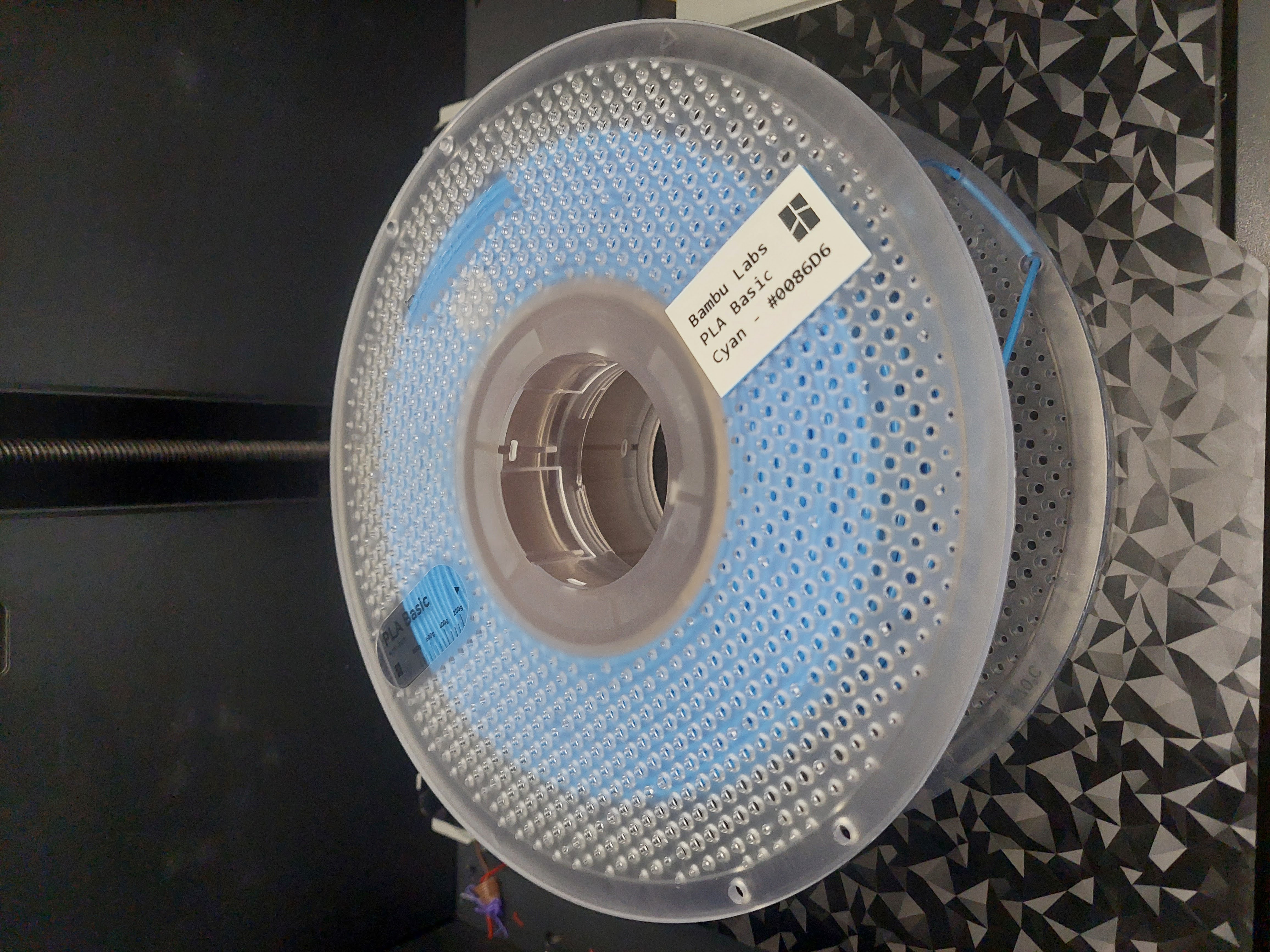 24mm TZe Label for Bambu Spool by zedan | Download free STL model ...