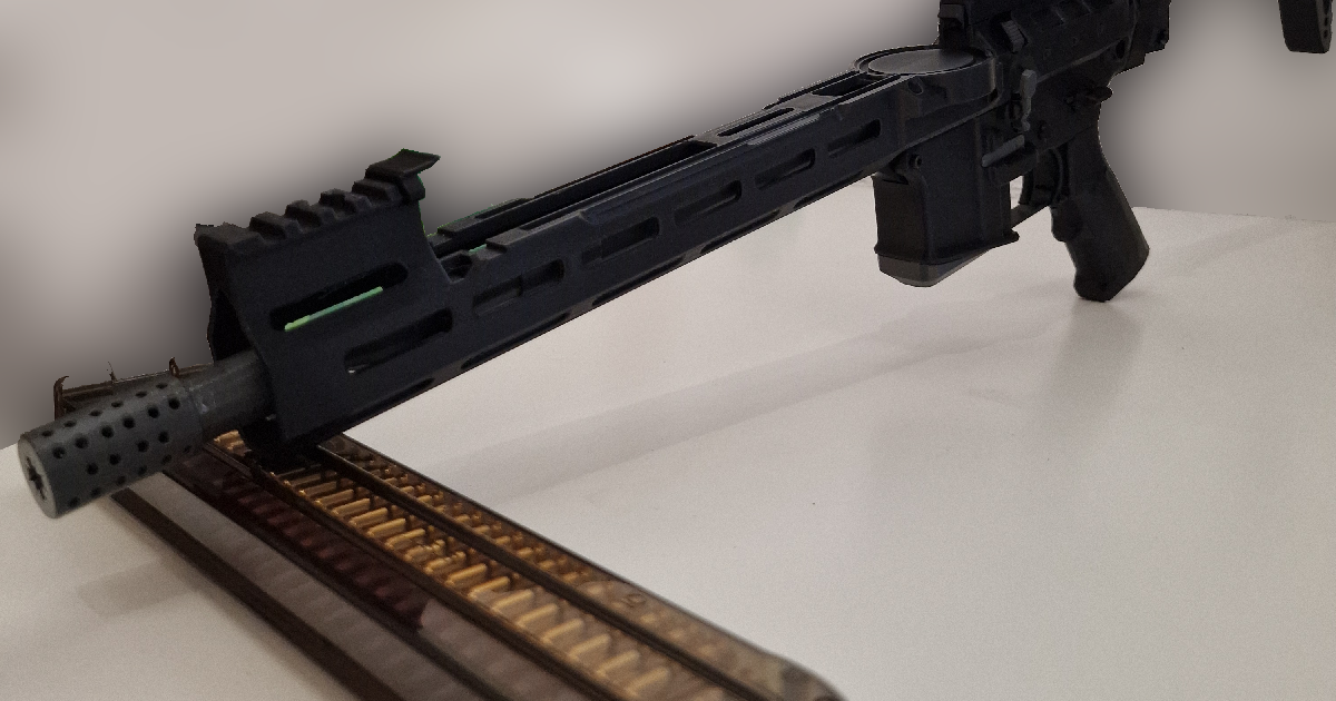 AR-57-ish Prop (with moving Parts/fits Airsoft P90 Magazine) by ...