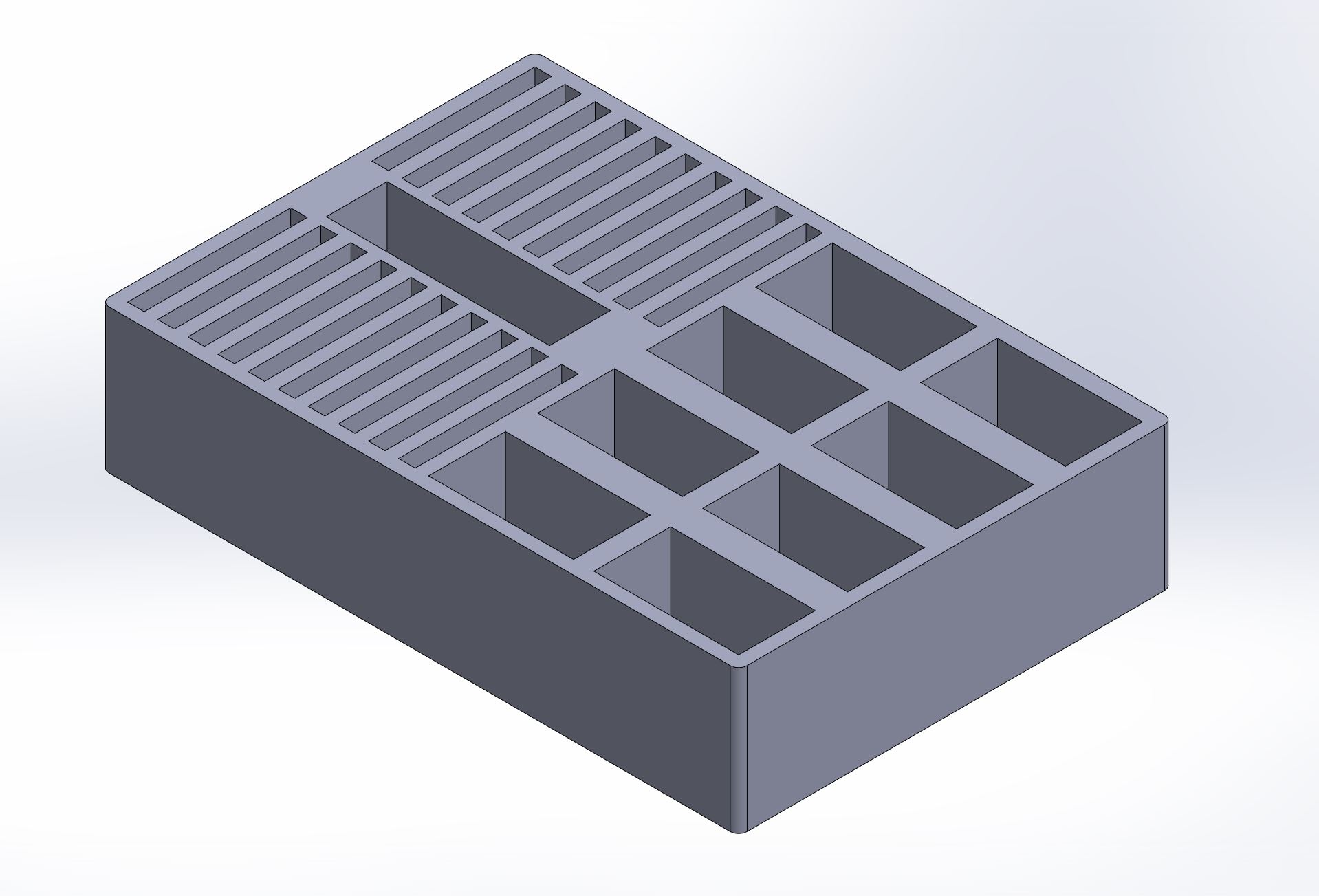 USB SD Card Reader Desk Tray by salvagedcircuitry | Download free STL ...