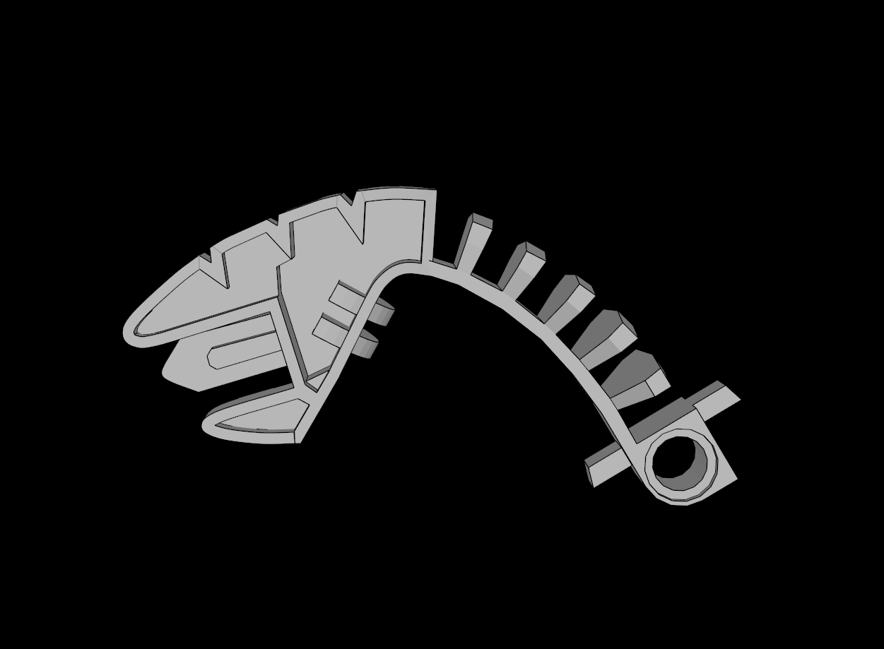 Lego Compatible (32578.dat) Bionicle Compatible Tohunga Disk Thrower ...