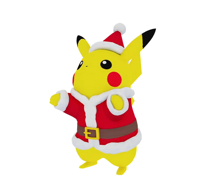 Holiday Style Pikachu by Skeleton Dan | Download free STL model ...