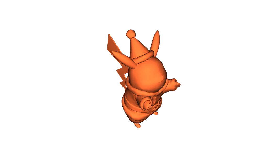 Holiday Style Pikachu by Skeleton Dan | Download free STL model ...