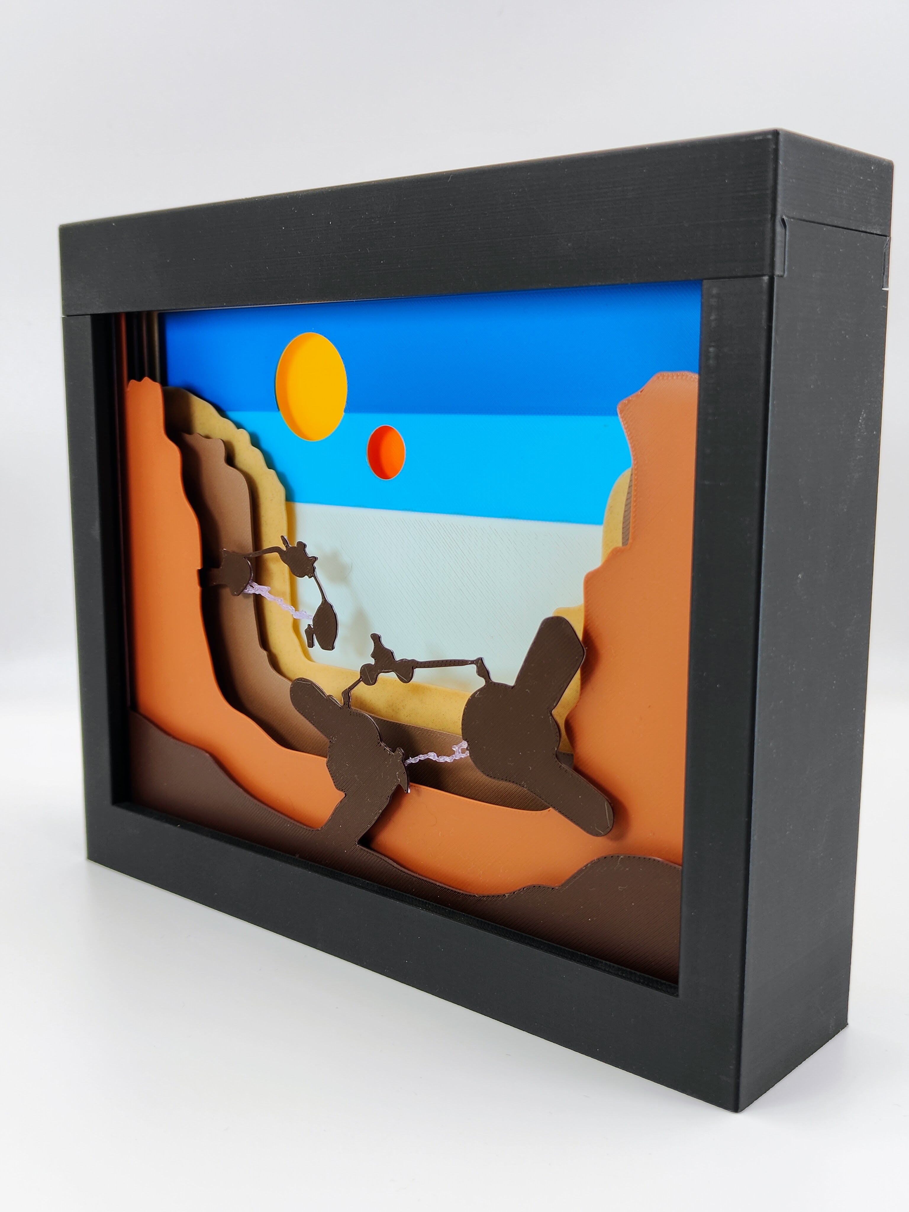 Star Wars Pod Race Shadow Box by TheCraftyMaker | Download free STL model | Printables.com