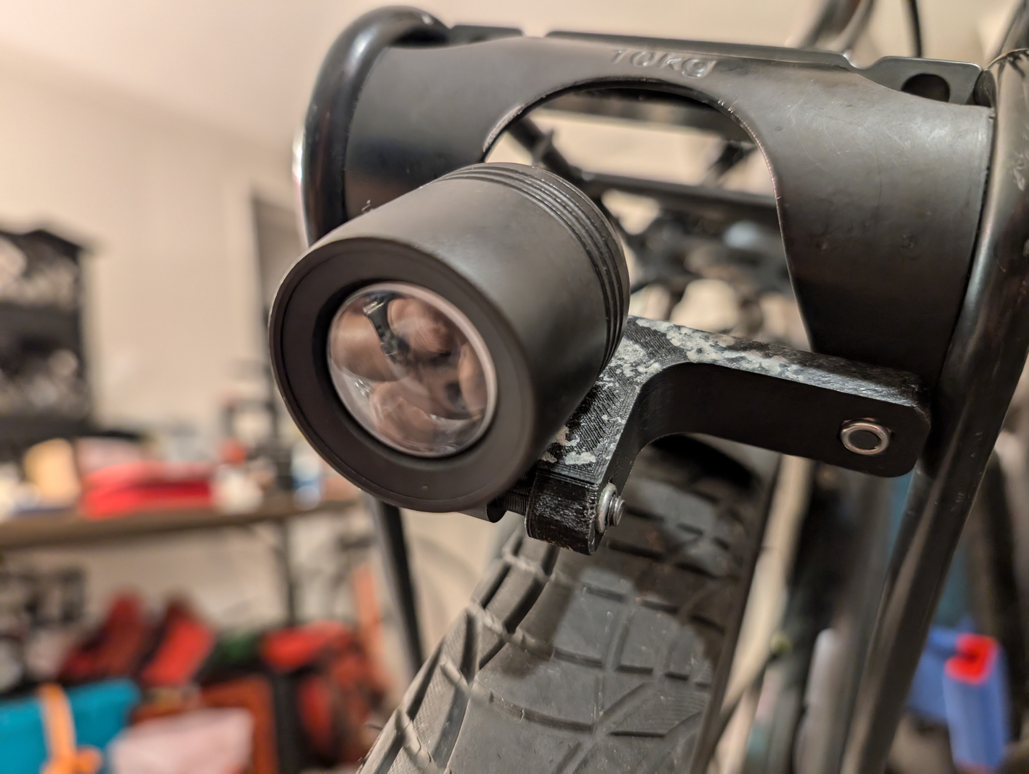 Front light bracket for Racktime TopIt front rack by aiber | Download ...