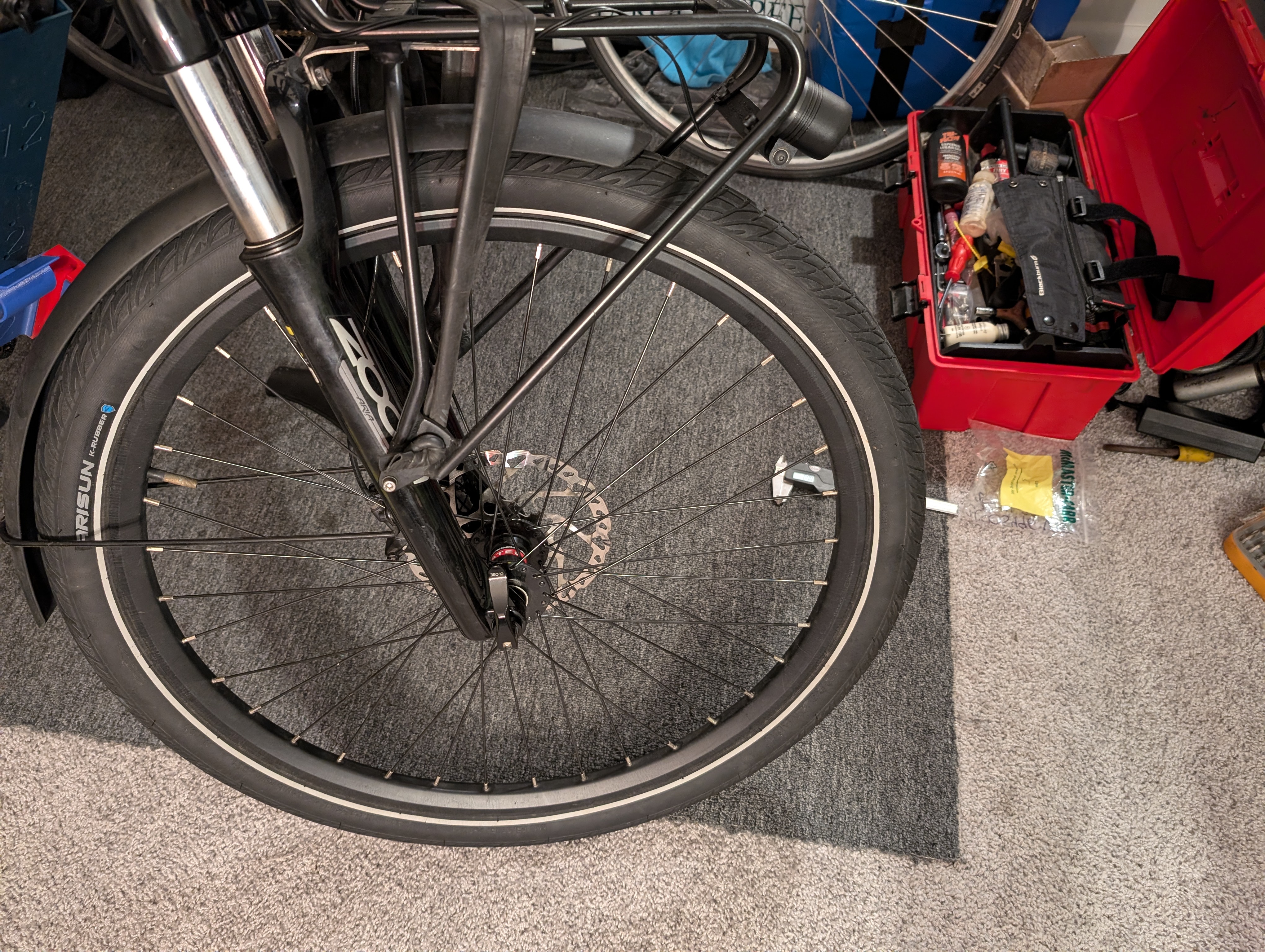 Front light bracket for Racktime TopIt front rack by aiber | Download ...