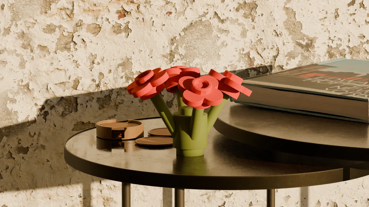 LEGO Flowers - Home Decoration by CalebTimoteo | Download free STL ...