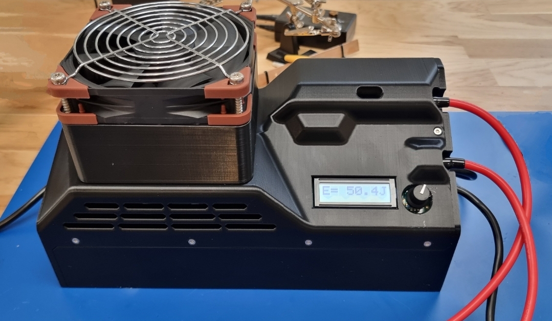 Mains powered kWeld battery spot welder case. by Cederb | Download free ...