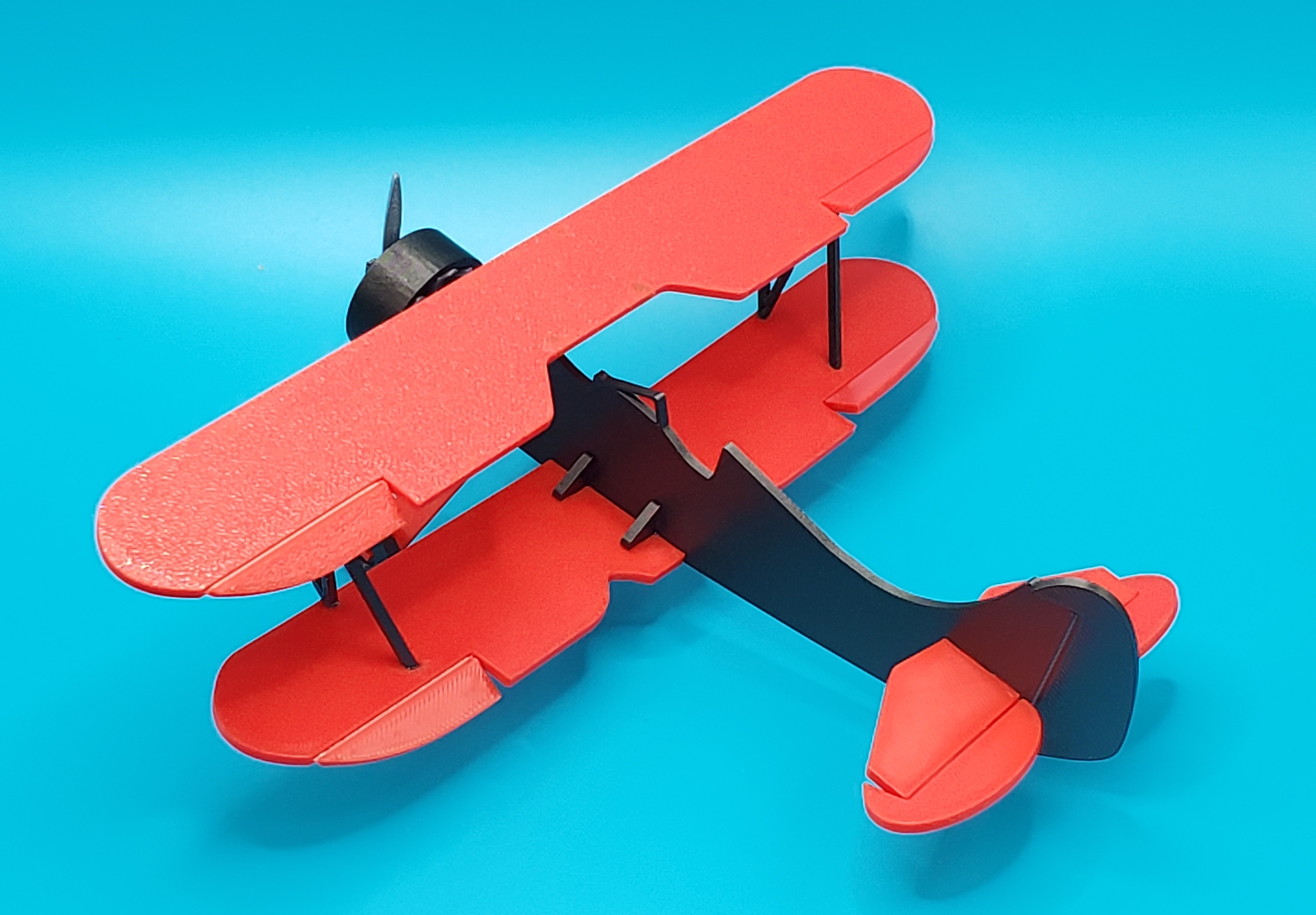 Waco UPF-7 Biplane Airplane Model Kit par Fight to Fly Designs ...