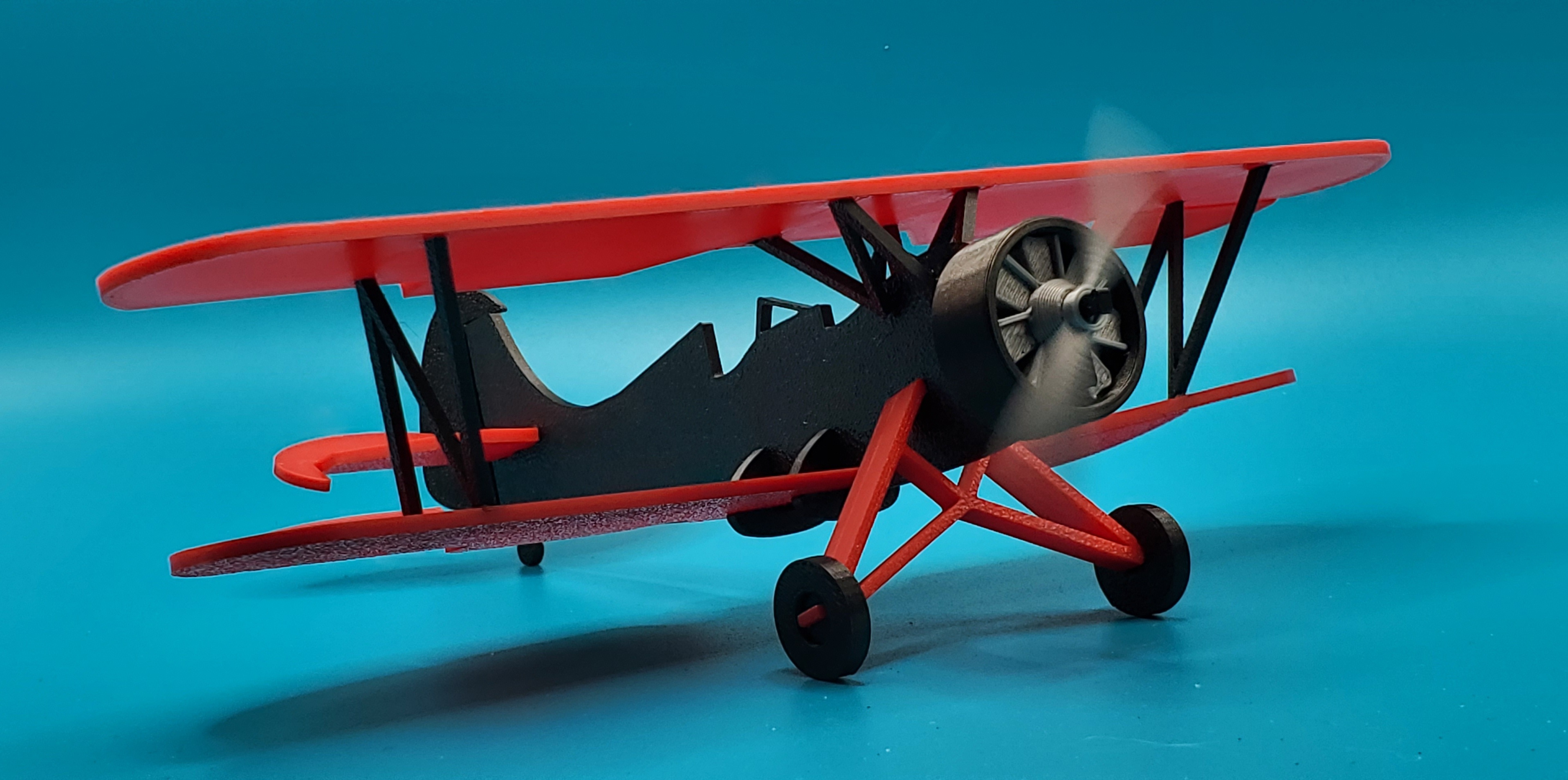 Waco UPF-7 Biplane Airplane Model Kit por Fight to Fly Designs ...