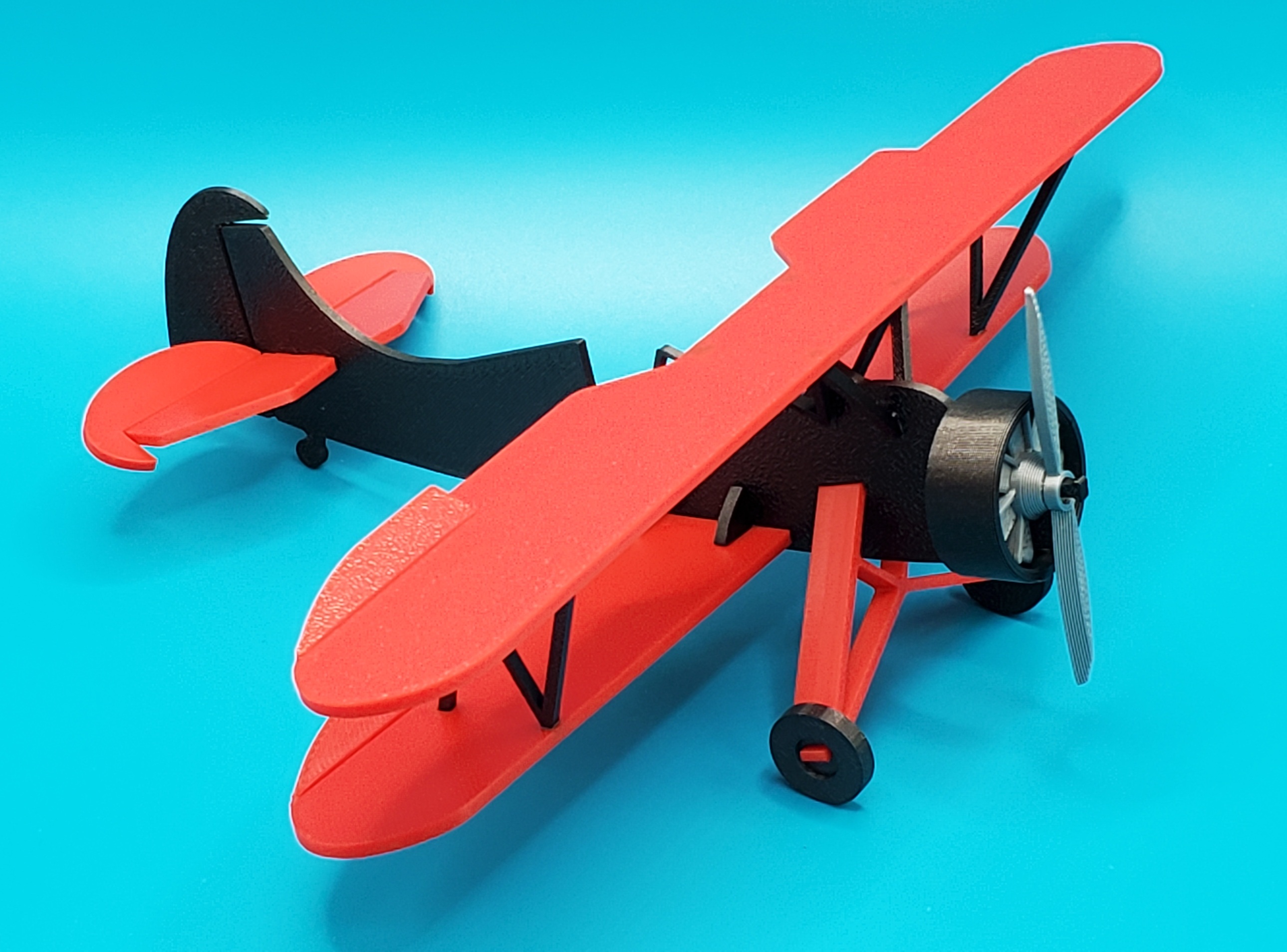Waco UPF-7 Biplane Airplane Model Kit por Fight to Fly Designs ...