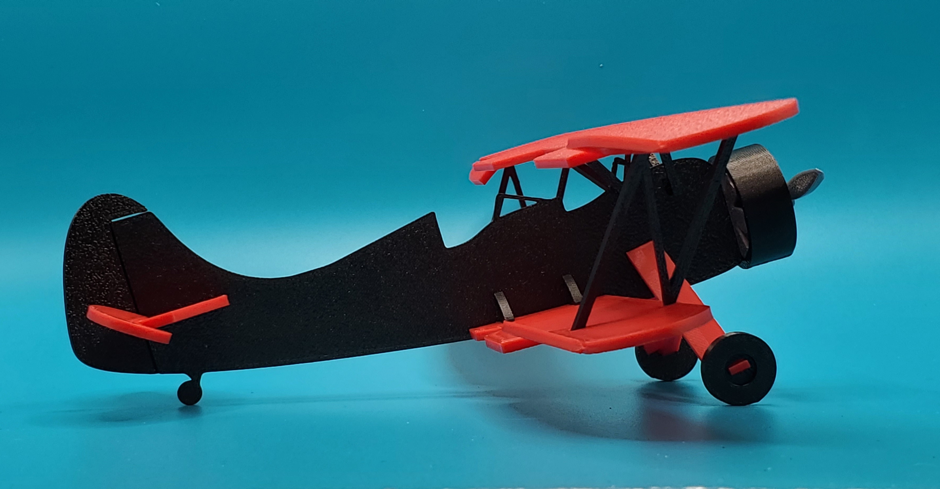 Waco UPF-7 Biplane Airplane Model Kit por Fight to Fly Designs ...