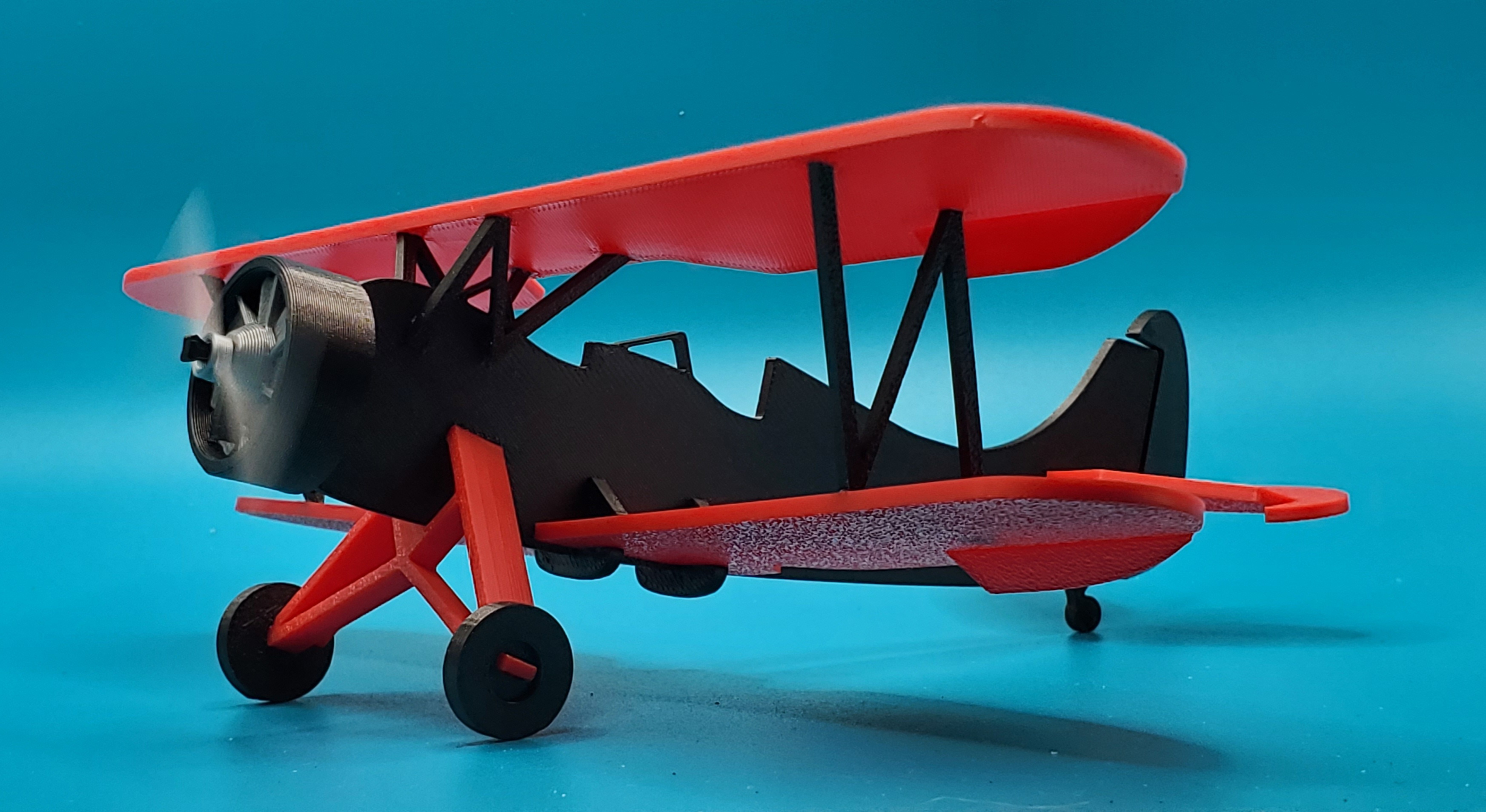 Waco UPF-7 Biplane Airplane Model Kit par Fight to Fly Designs ...